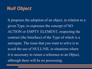 Uncommon Design Patterns | PPT