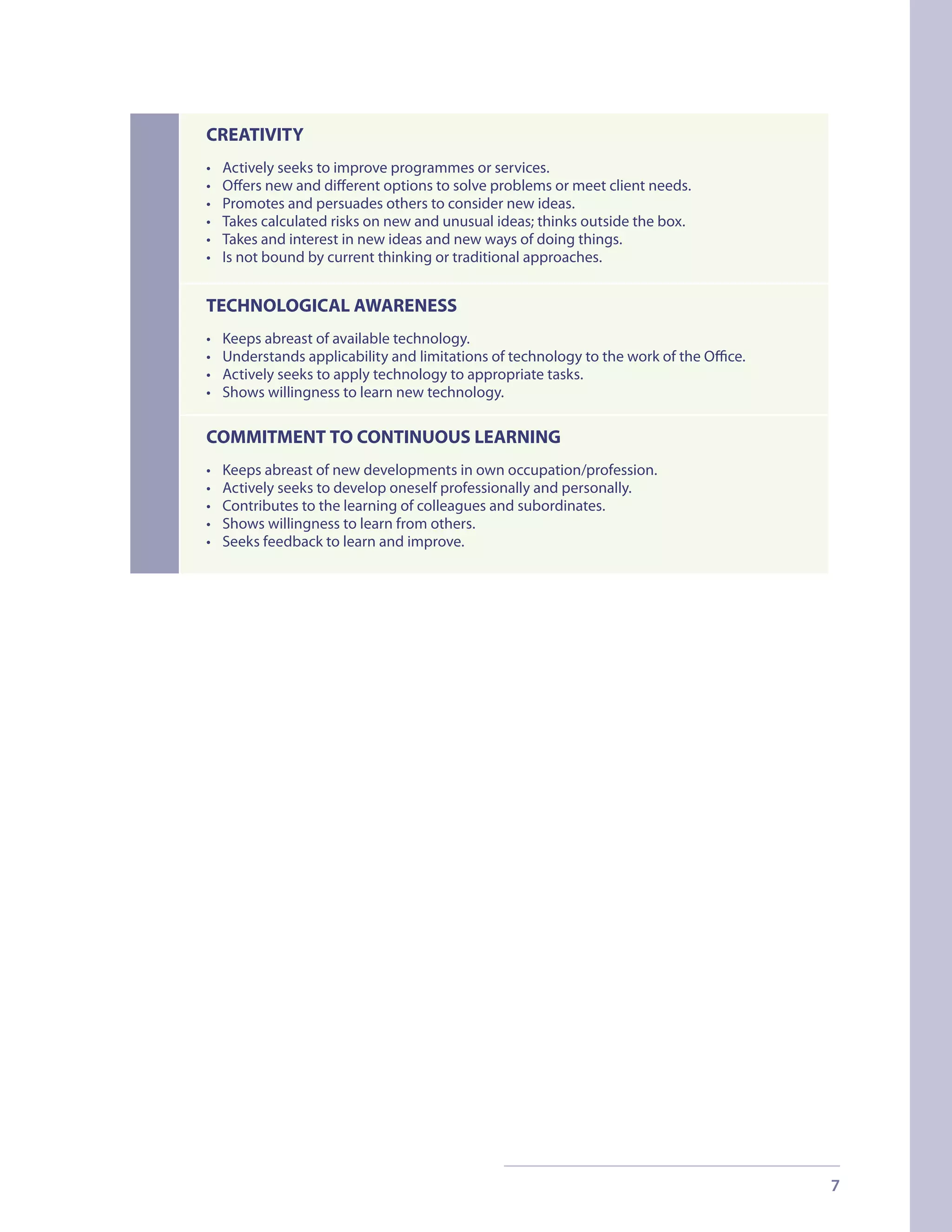 Un competency development | PDF