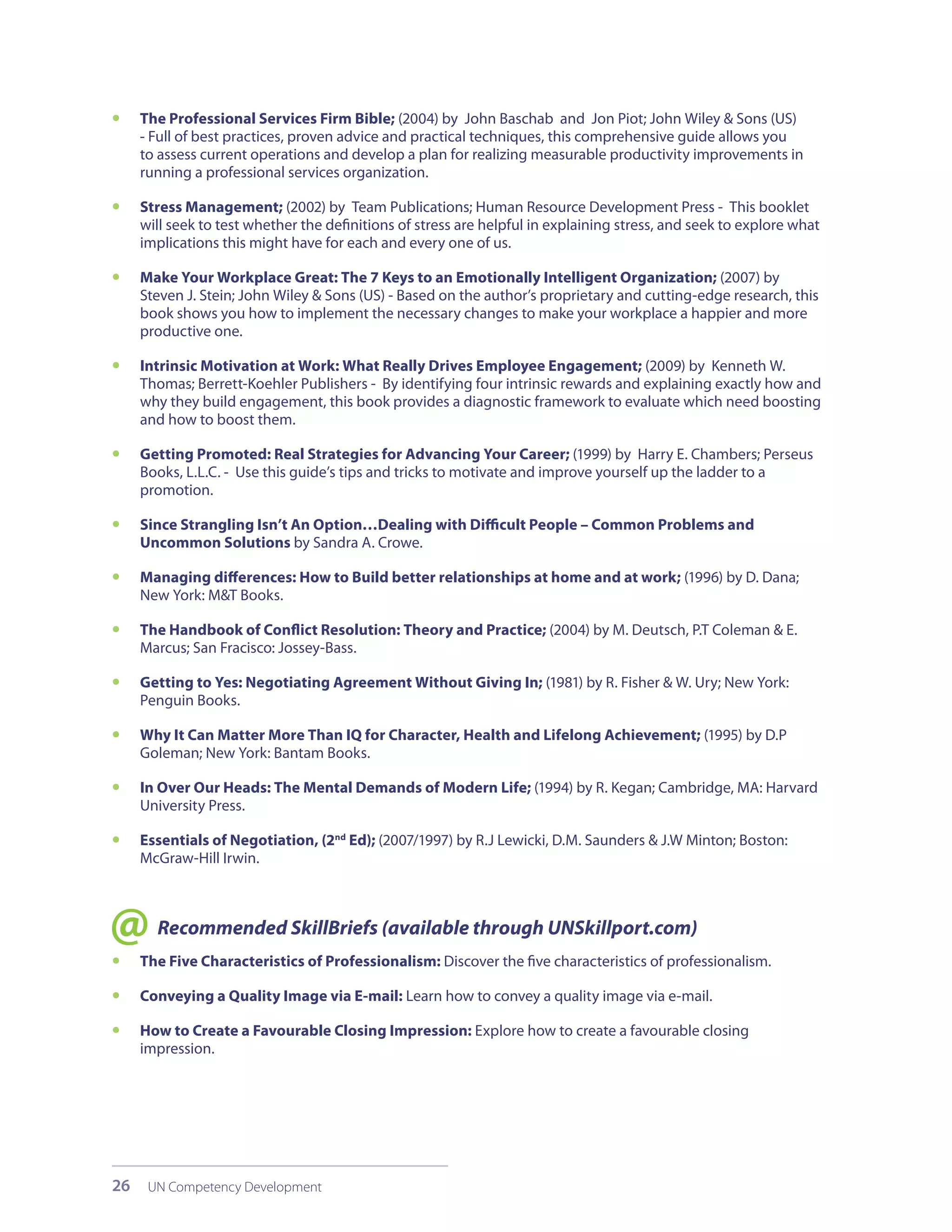 Un competency development | PDF