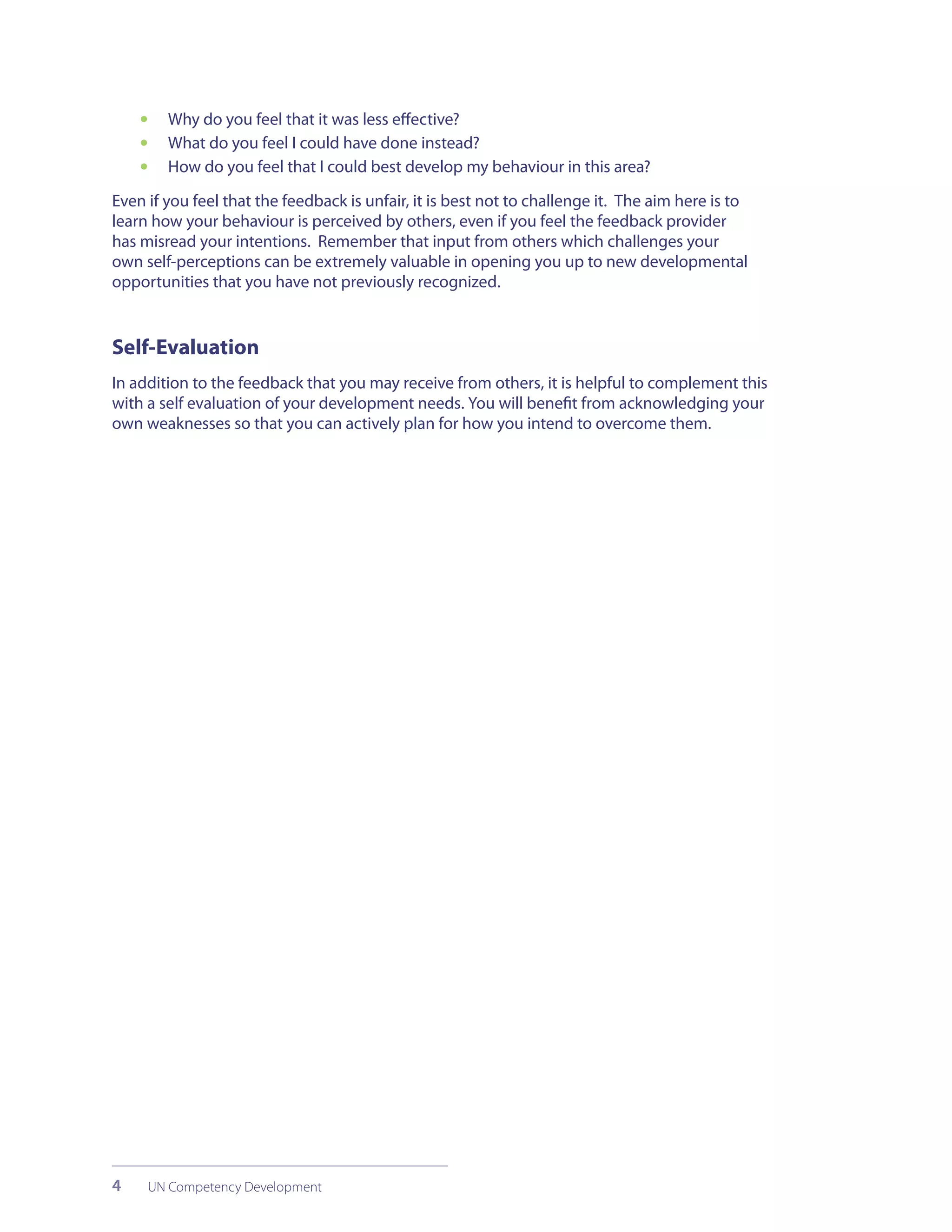 Un competency development | PDF