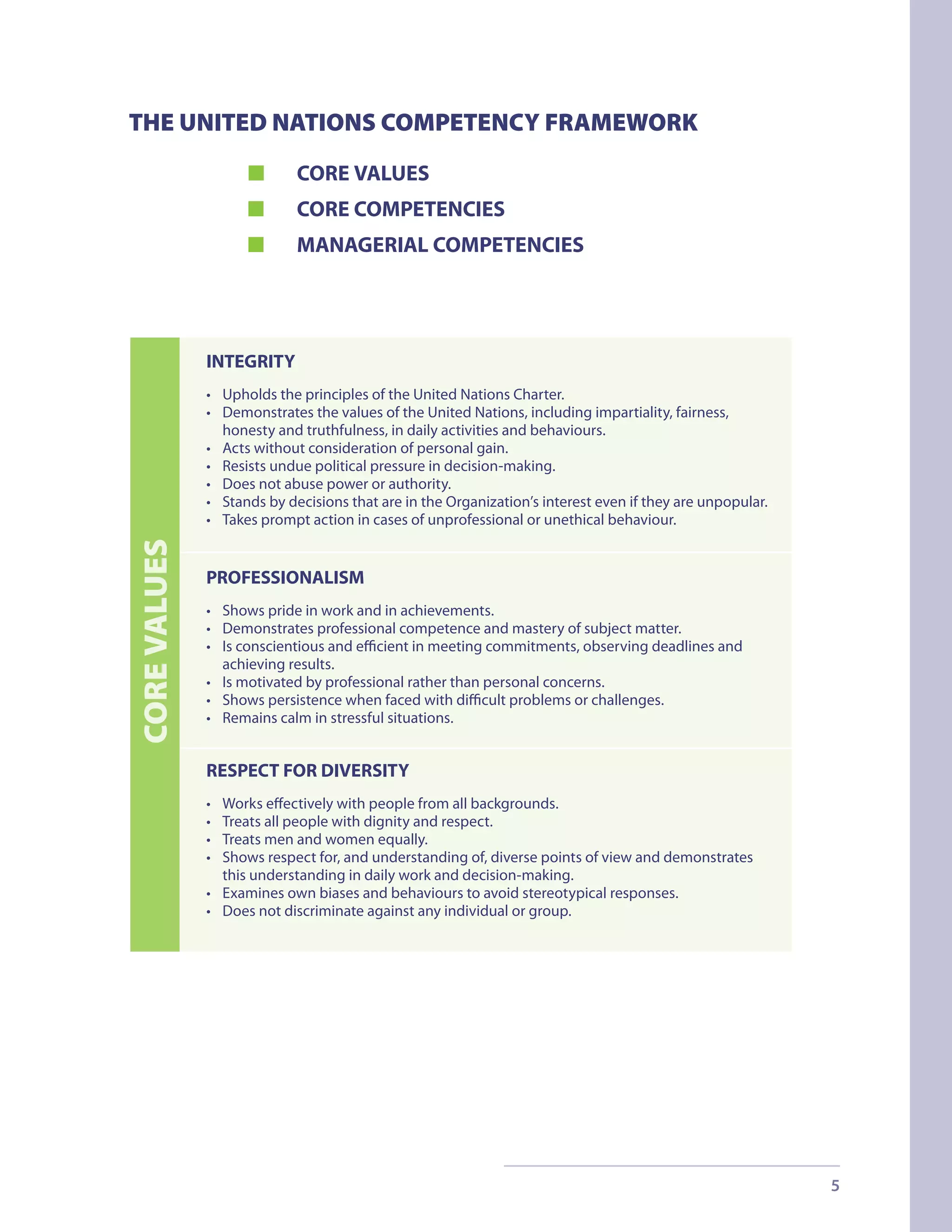 Un competency development | PDF
