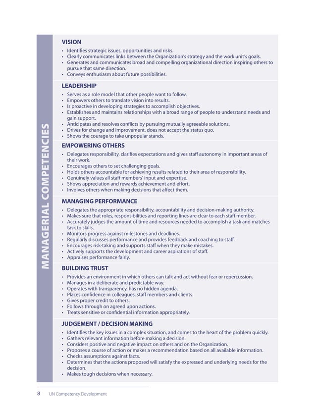 Un competency development | PDF