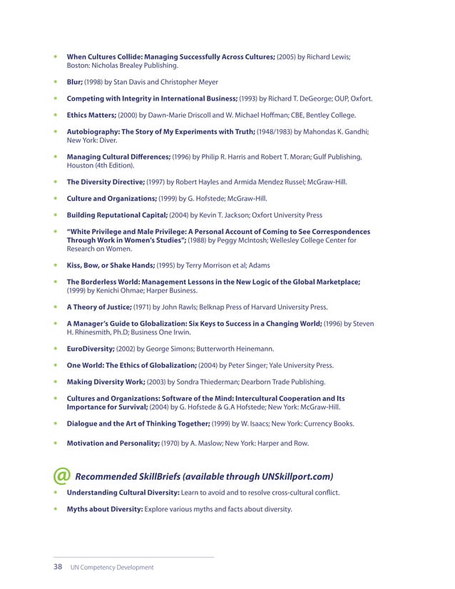 Un competency development | PDF