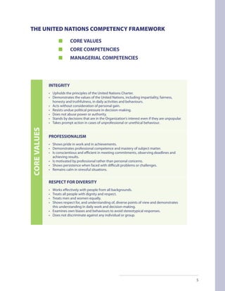 Un Competency Development Pdf