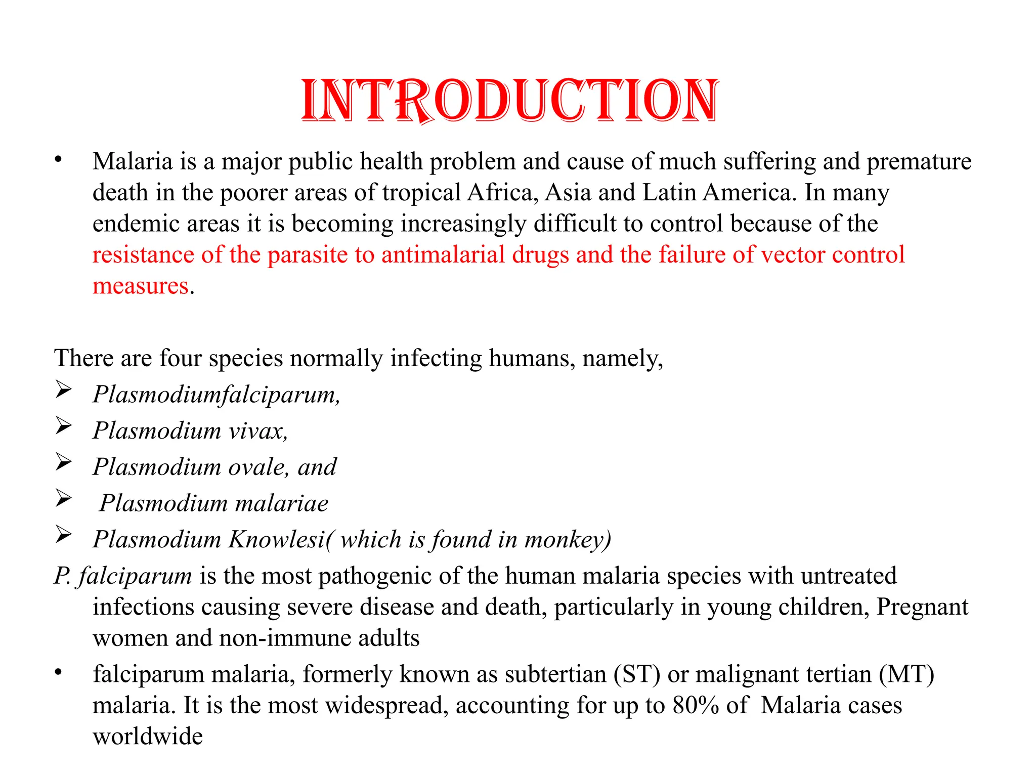 UNCOMPLICATED MALARIA dr kuule pathology | PPT