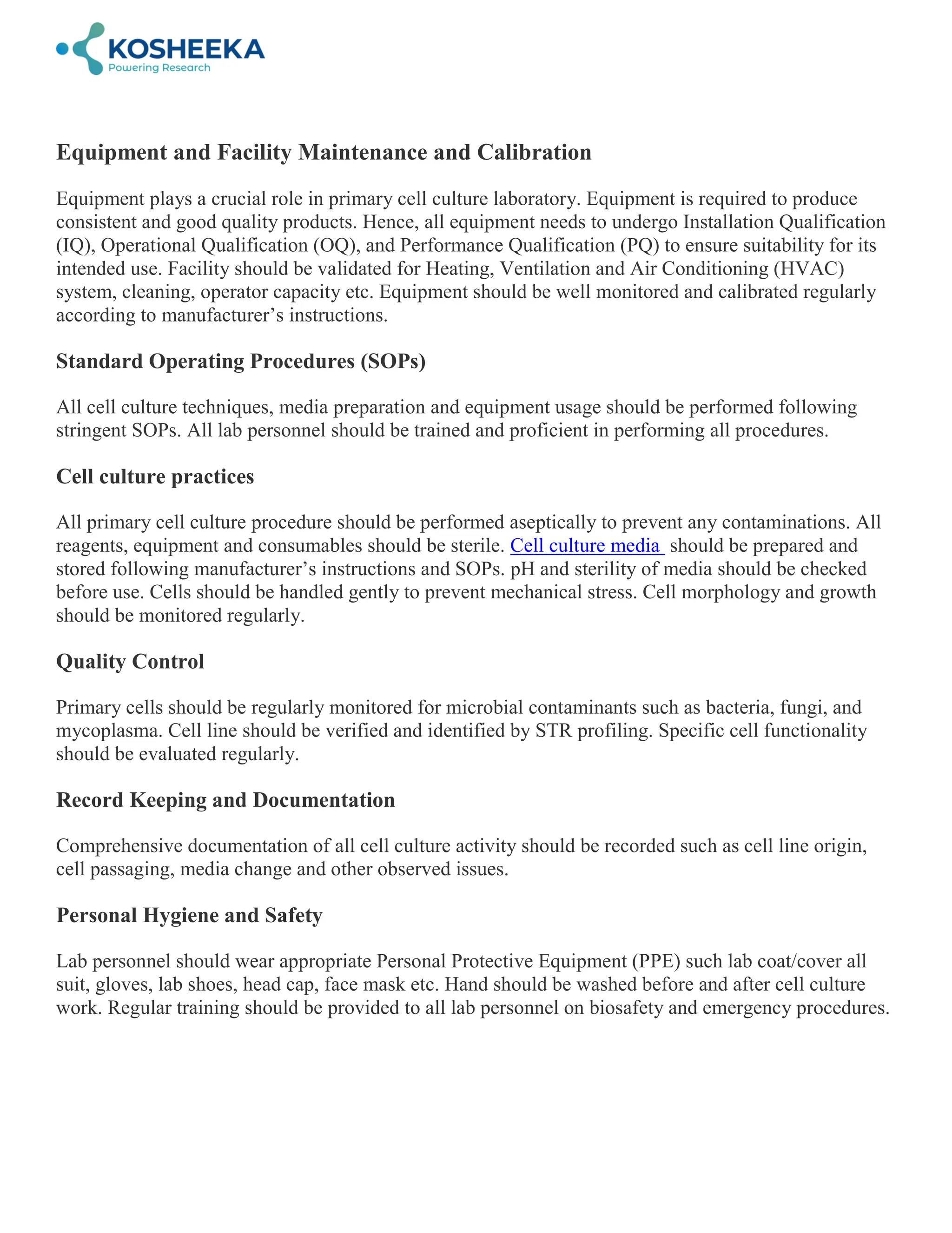 Uncompromised Quality: The Blueprint for Successful Primary Cell ...