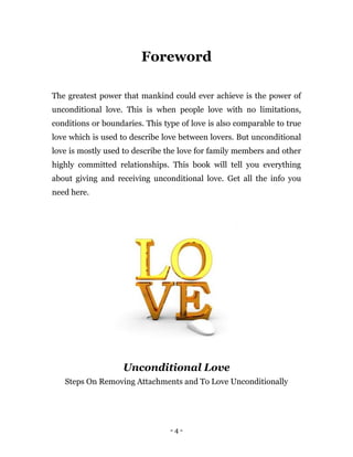 Unconditional love | PDF
