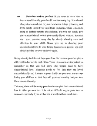 Unconditional love | PDF