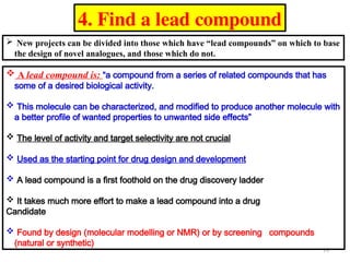 Drug Design and Discovery in medicinal chemistry | PPT