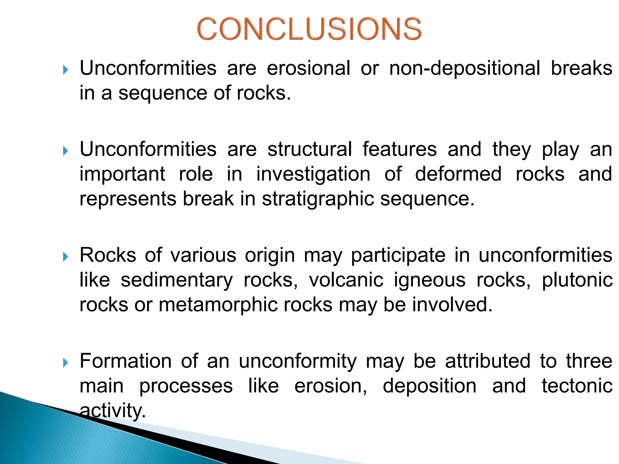 Unconformities | PPTX