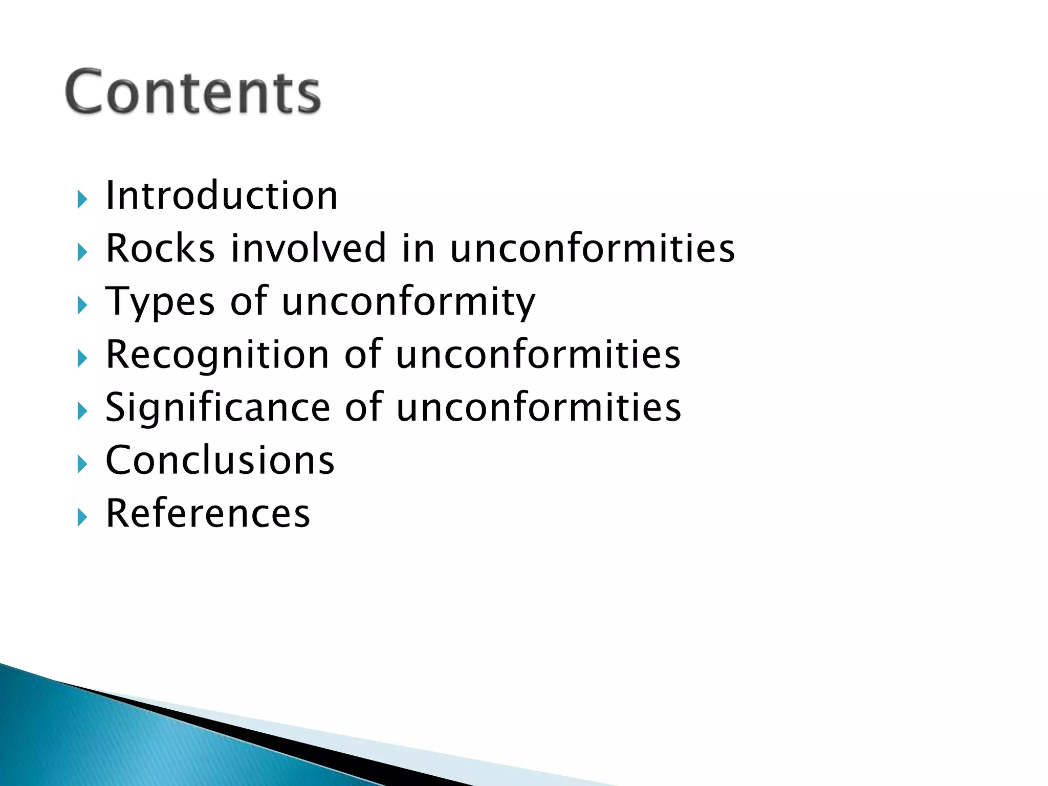 Unconformities | PPTX