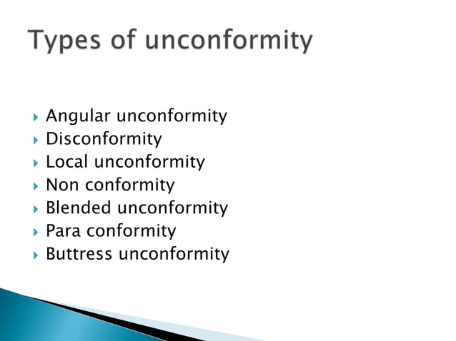 Unconformities | PPTX