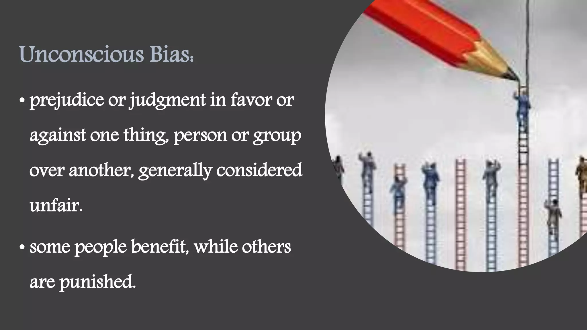 Unconscious bias in Workplace | PPTX
