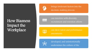 Unconscious bias in Workplace | PPTX
