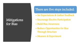 Unconscious bias in Workplace | PPTX