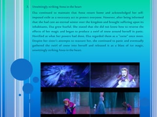 Unconsciousness the main character in frozen movie | PPT