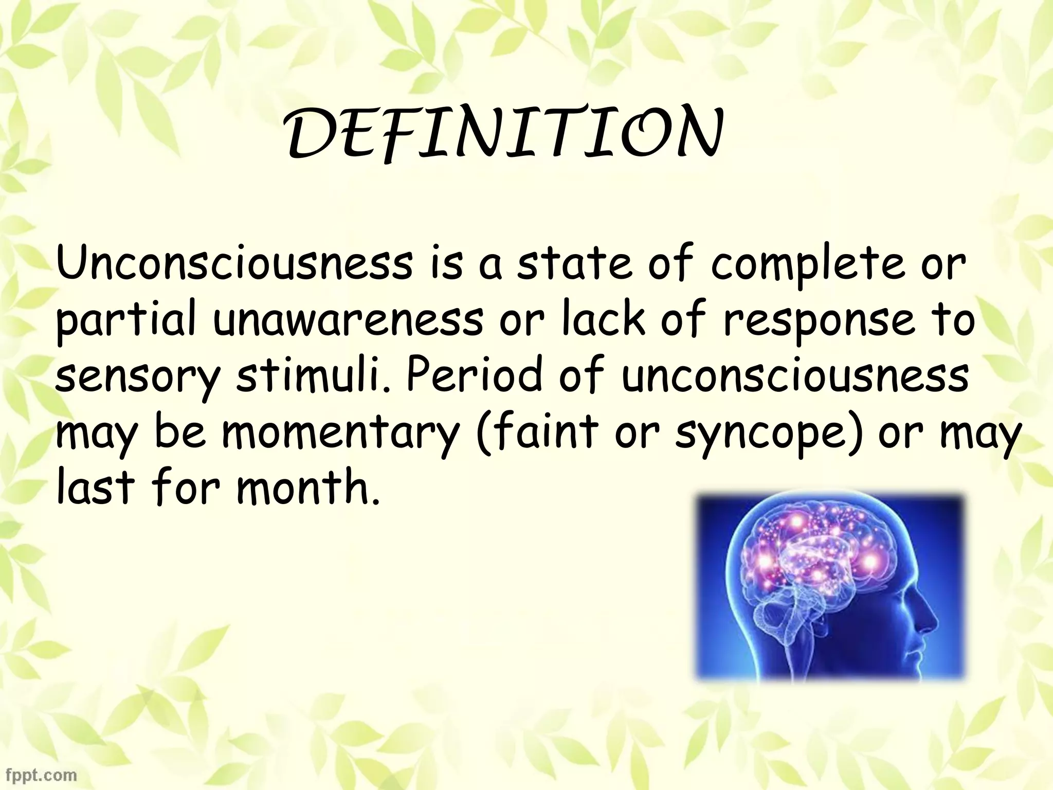 Management of Unconscious patient | PDF