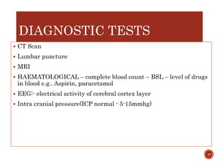 Unconsciousness. Medical Surgical Nursing pptx | PPTX