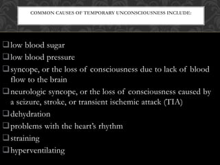 Unconsciousness | PPTX
