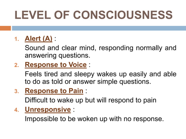 Presentation on Unconsciousness | PPTX