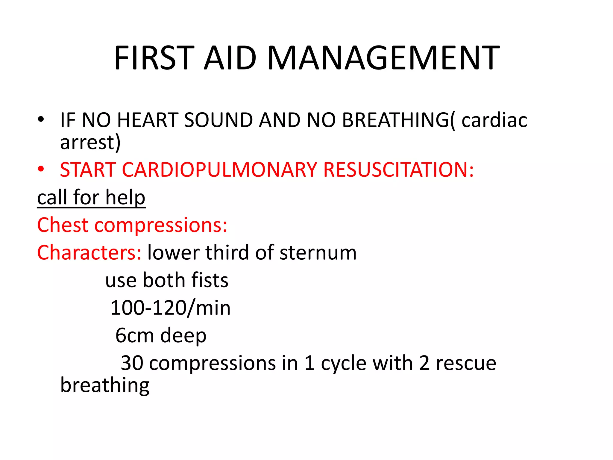 first aid management of patient with unconsciousness | PPTX
