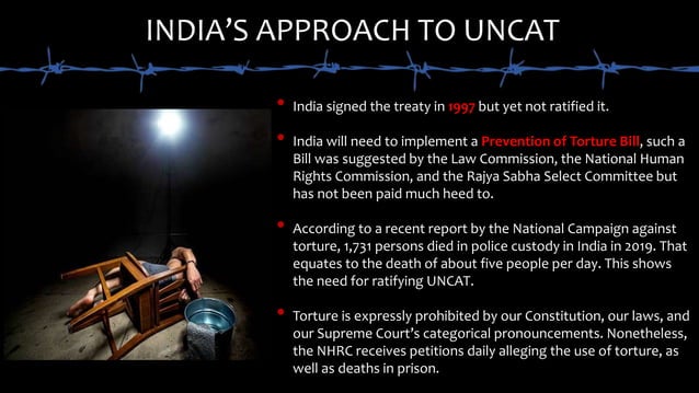 UNITED NATIONS CONVENTION AGAINST TORTURE.pptx | First Aid | Injuries