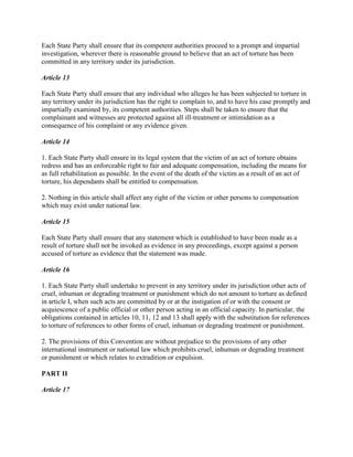Un Convention Against Torture 1 Pdf