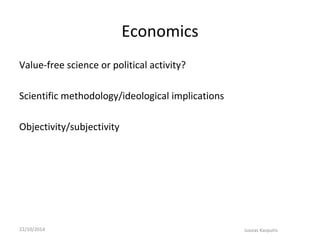 Unconventional Economics | PPT