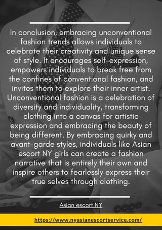 Unconventional Fashion Trends Embracing Quirky and Avant-Garde Styles | PDF