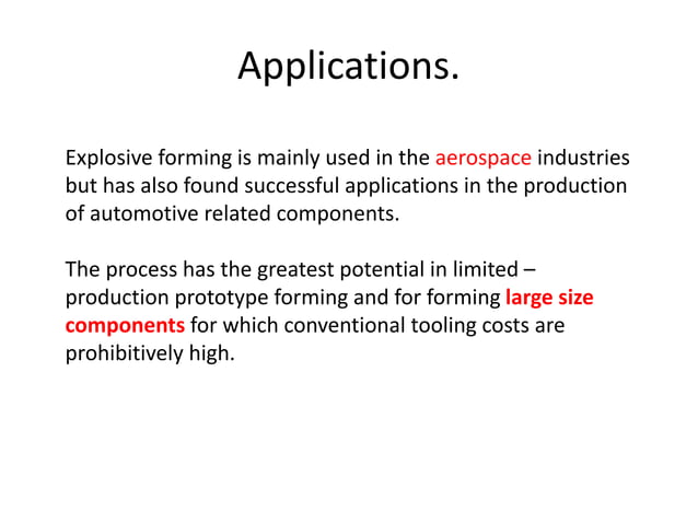 Unconventional forming | PPTX | Chemistry | Science