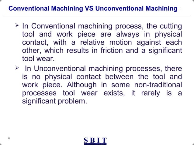 Unconventional Machining Process | PPT