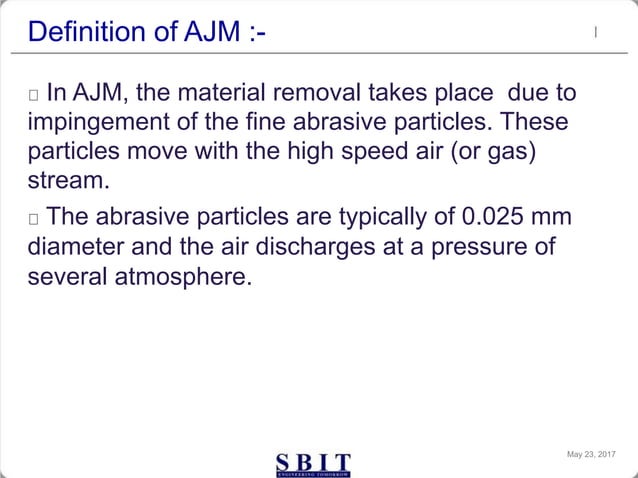 Unconventional machining process (2) | PPT