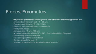 Unconventional manufacturing processes | PPT