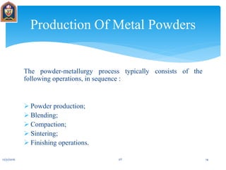 Unconventional metal forming process | PPT