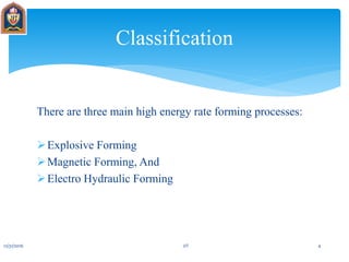 Unconventional metal forming process | PPT