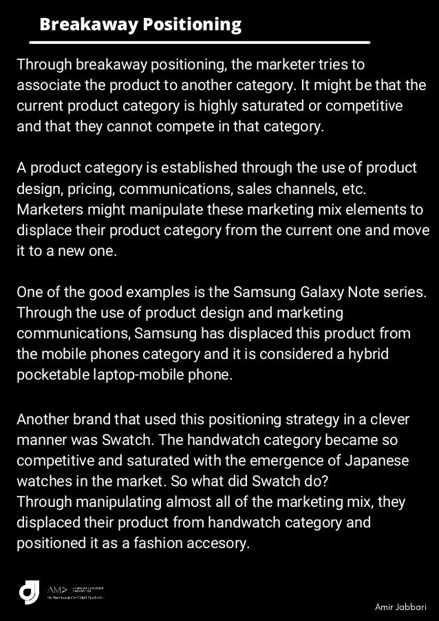 Unconventional Positioning Strategies in Marketing | PDF