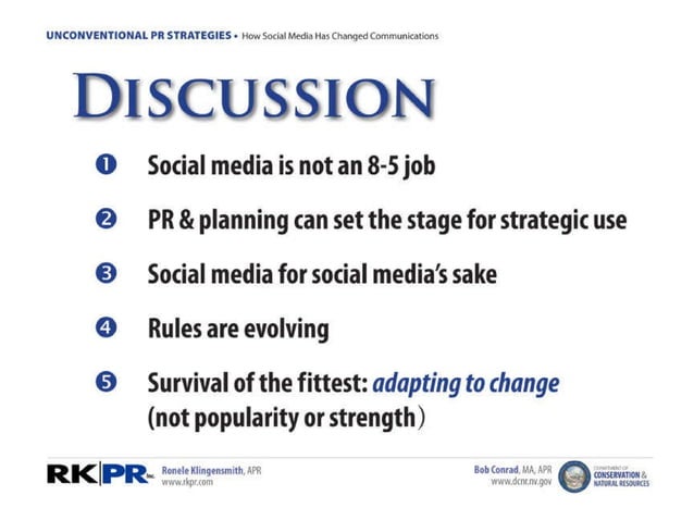 Unconventional PR Strategies | PPT