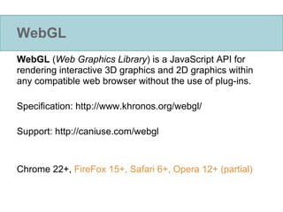 Unconventional webapps with gwt:elemental & html5 | PPT