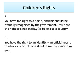 UN Conventions on the Rights of the Child.ppt
