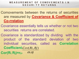 Uncorrelated return | PPTX