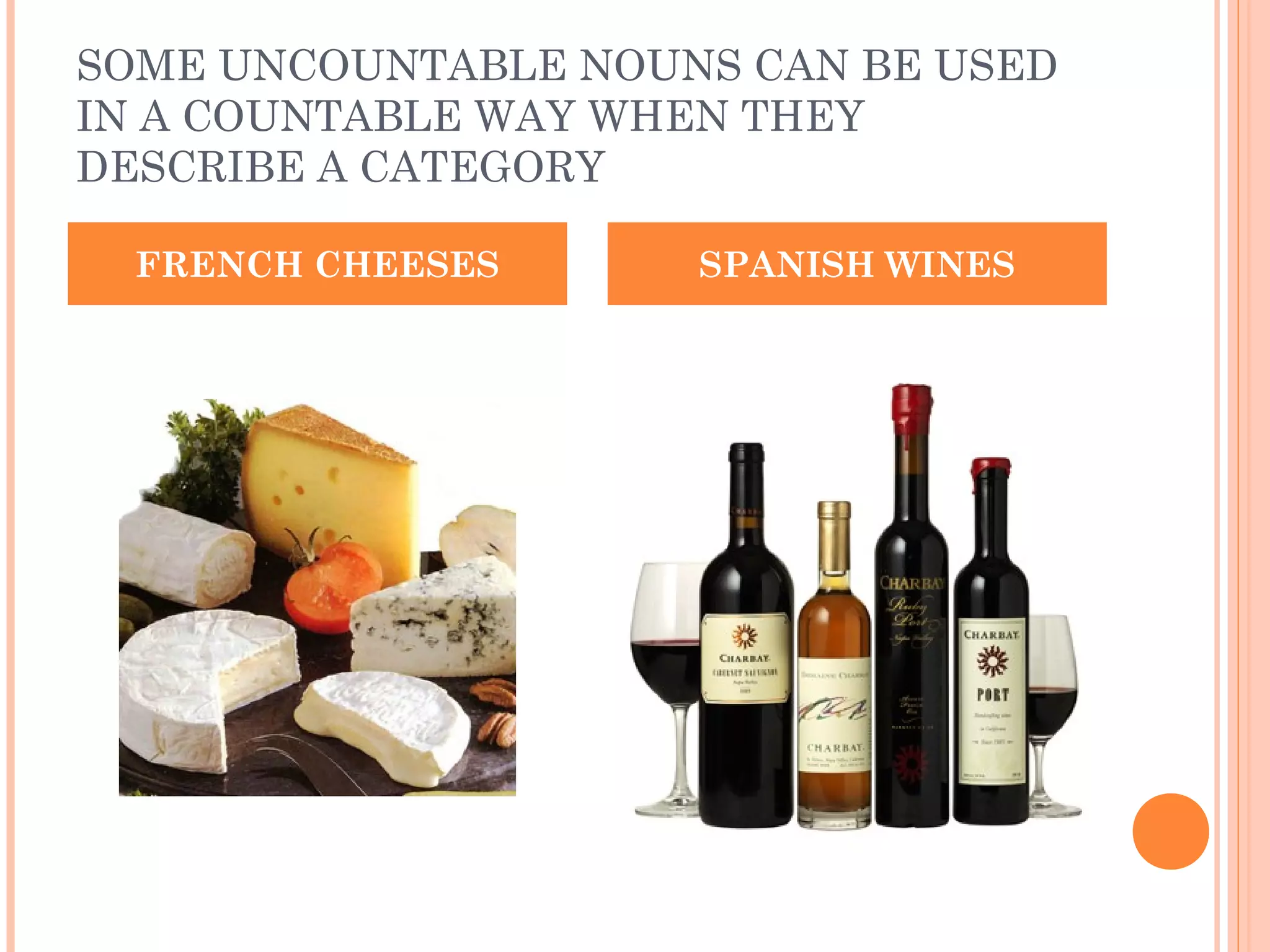 Uncountable nouns and quantifiers | PPT