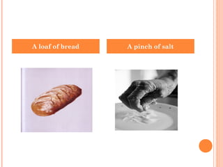 Uncountable nouns and quantifiers | PPT