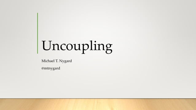 Uncoupling | PPT