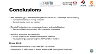 Uncovering Remote Peering Interconnections at IXPs | PDF