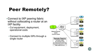 Uncovering Remote Peering Interconnections at IXPs | PDF