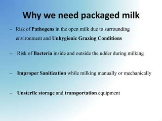 Uncovering the benefits of packaged milk | PPTX