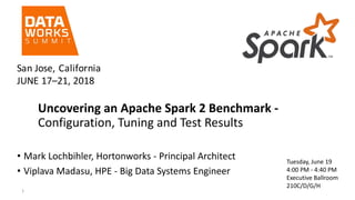 Uncovering an Apache Spark 2 Benchmark - Configuration, Tuning and Test ...