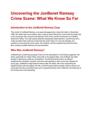 Uncovering the JonBenet Ramsey Crime Scene_ What We Know So Far.pdf