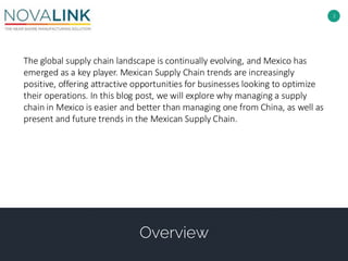 Uncovering the Untapped Potential of the Mexican Supply Chain | PDF