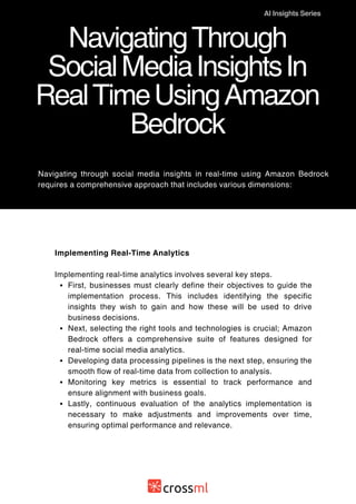 Uncover Social Media Insights In Real Time Using Amazon Bedrock.pdf